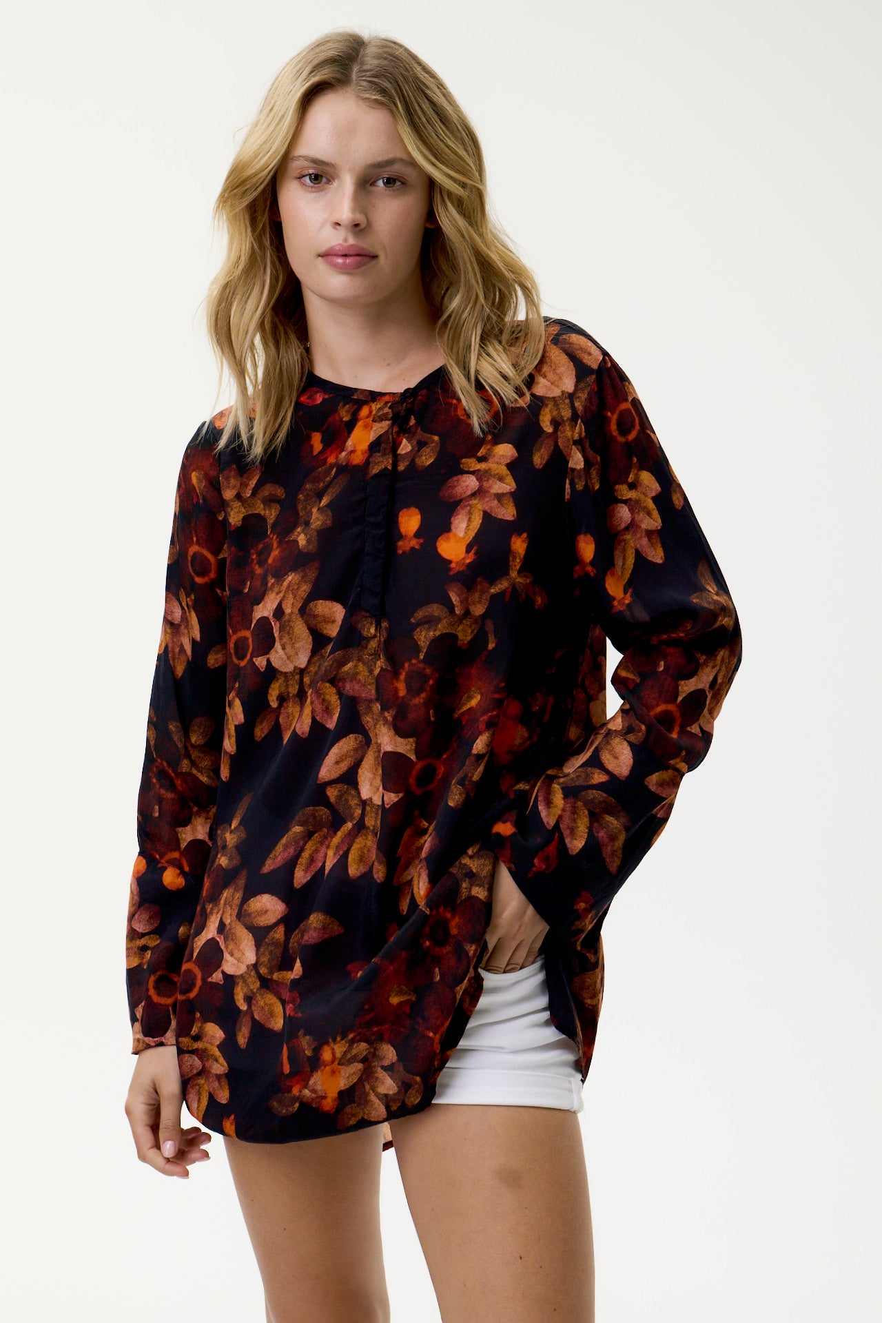 Genie Top-Panarea-Viscose-Navy – oneseason